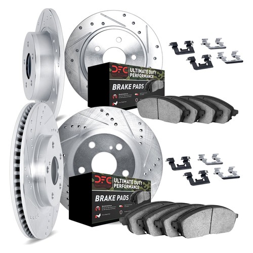 For Ford Explorer Sport 03 Brake Kit DFC Drilled & Slotted Front & Rear ...