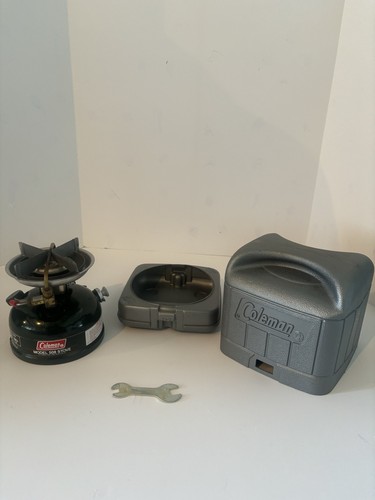 VINTAGE 1986 Coleman Model 508 Single Burner Camp Stove With Case ...