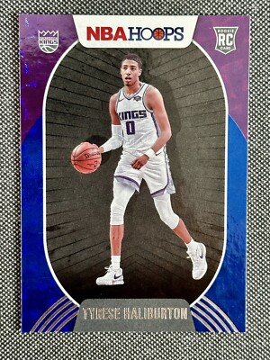 2020 NBA Tyrese Haliburton Hoops Rookie Hyper Blue Prizm RC | eBay