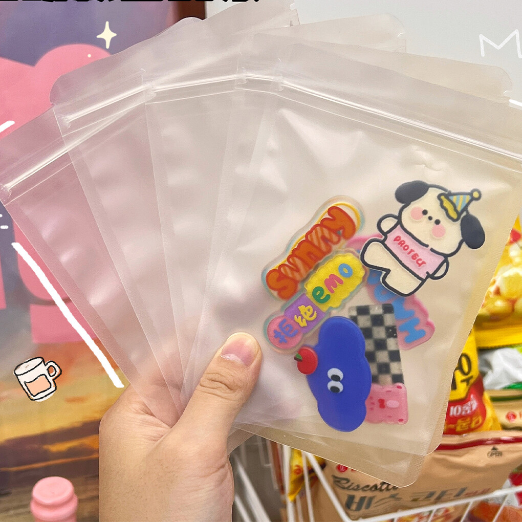 100PCS Zip Bag for Ziplock Bags Reusable Sealed Pouch Screws Items ...