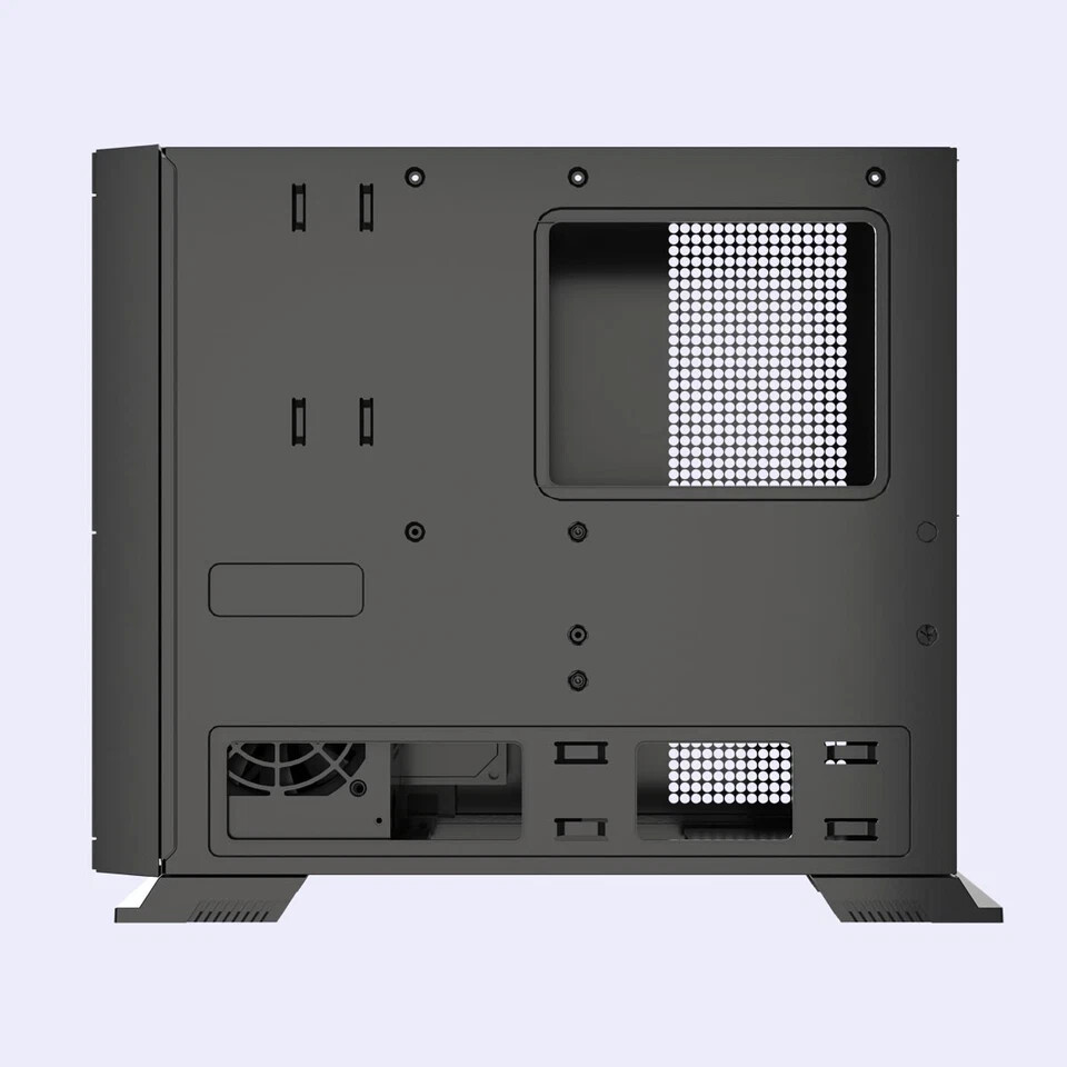 Mini ITX/mATX Slim Desktop PC Case with 300W Power Supply, USB-C ...