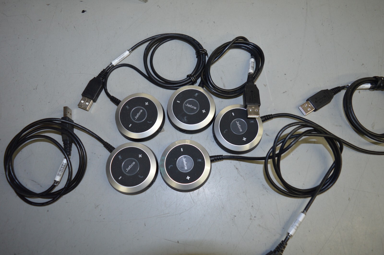 Lot 5x Jabra ENC010 Volume Control MS Link USB Adapter for Evolve 40 | eBay