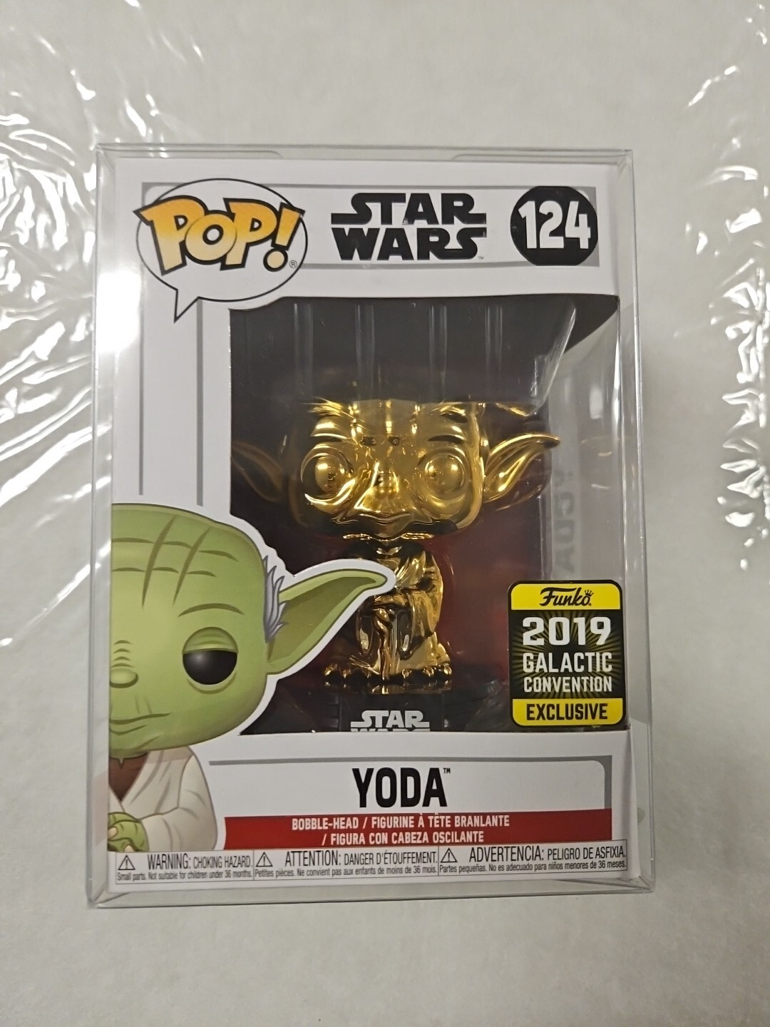 Funko Pop! Vinyl: Star Wars - Yoda (Gold/Chrome) - GameStop Star Wars ...