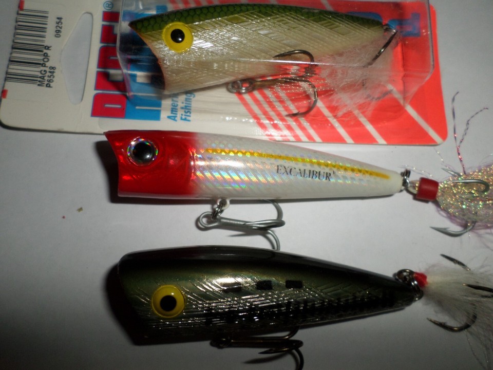 3 Rebel Pop R Fishing Lures Magnum & Super | eBay