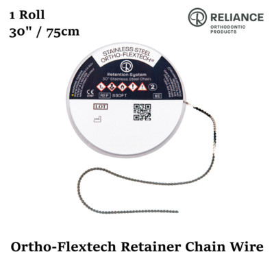 Dental Lingual Retainer Orthodontic Relience Ortho-FlexTech 75cm Wire ...