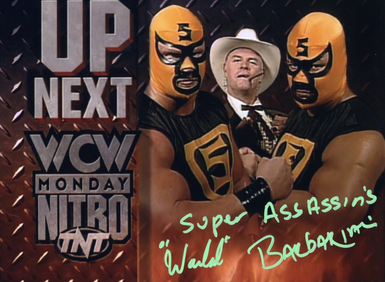 WCW Super Assassins Dual Signed WWF Powers Of Pain Wrestling 8X10 Photo ...