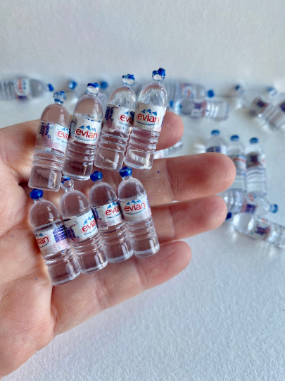 8PC Dollhouse Miniature mini Water Bottle Drink Kitchen Accessories toy ...
