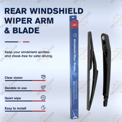Rear Wiper Blade & Arm Kit For Nissan 2008-2013 Rogue 2011-2016 Juke ...