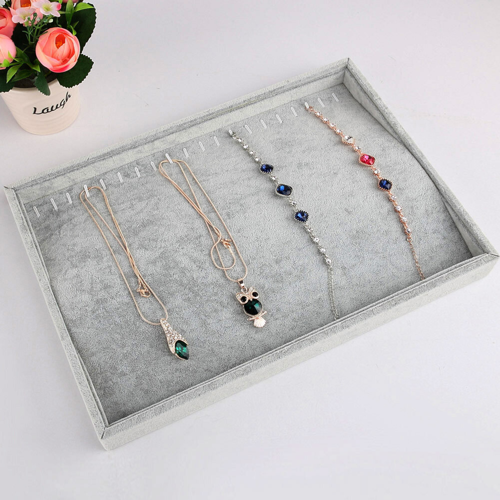 Velvet Earrings Necklace Jewelry Studs Display Stand Holder Rack(A059 ...