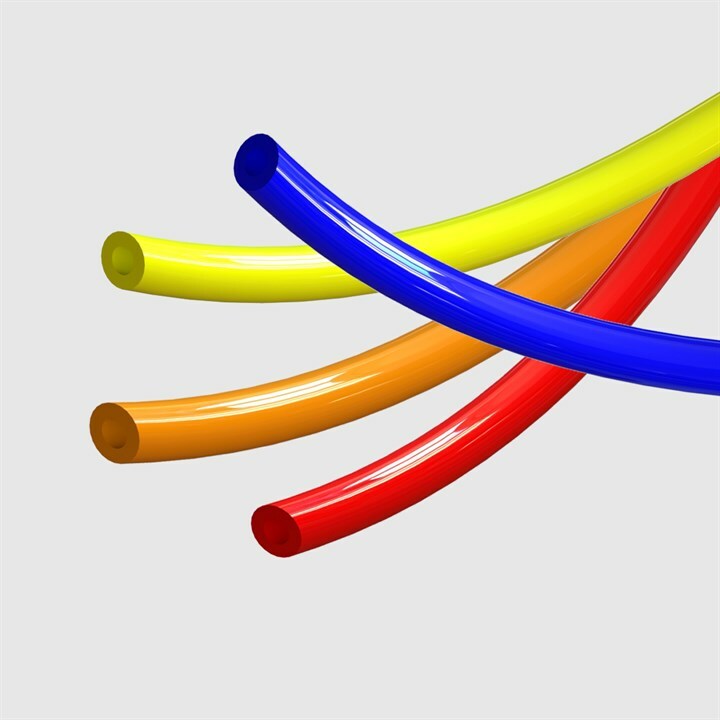 METRIC Flexible Nylon Pneumatic Air Line Tubing Compressed Airline ...