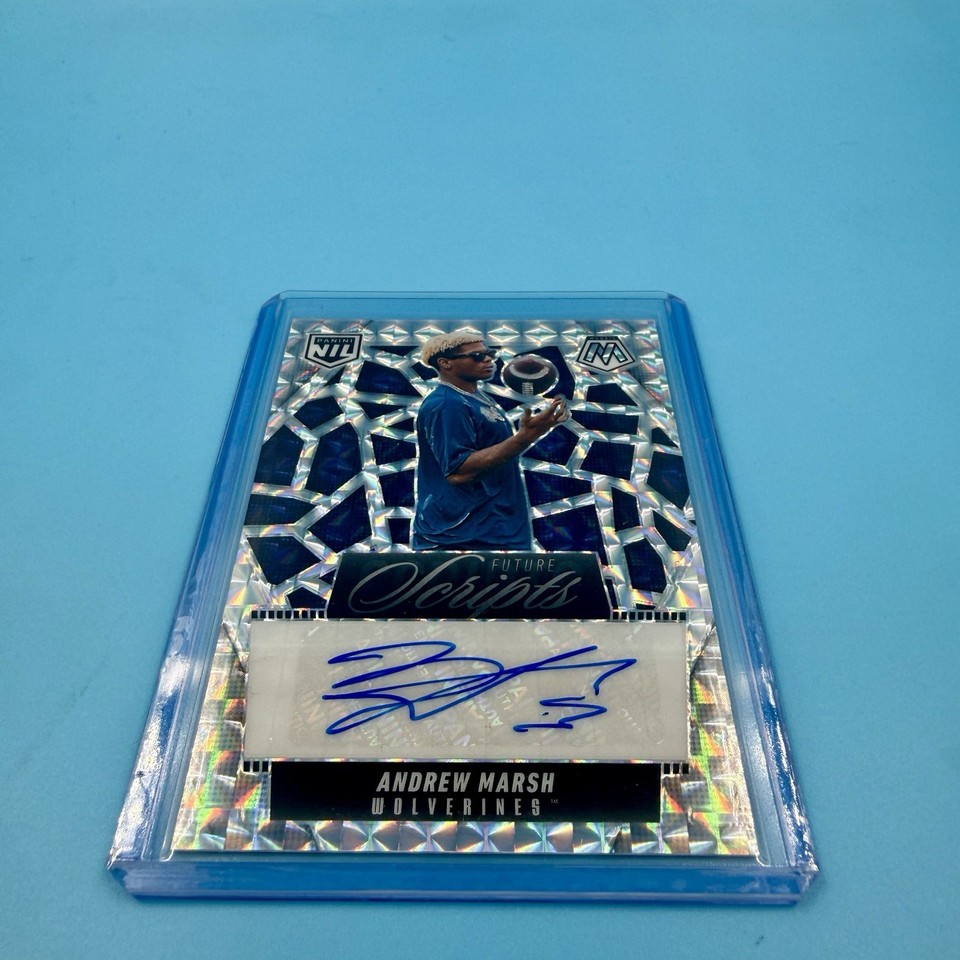 2025 Panini Mosaic - Andrew Marsh Future Scripts Auto #FSC-AMH Michigan ...