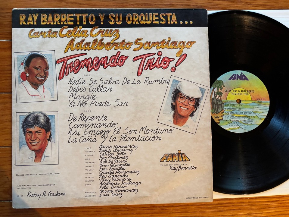 Celia Ray Adalberto lp Tremendo Trio **FANIA** | eBay