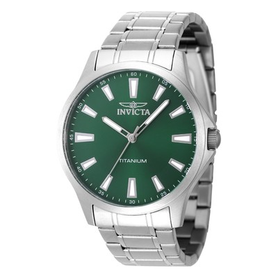 Invicta TI-22 Men's Watch - 43mm, Green Face, Titanium & Quartz (47518 ...