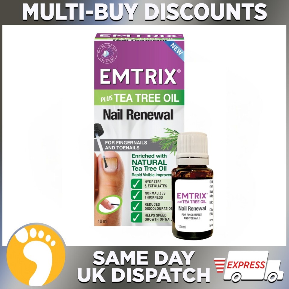 Emtrix Fungal Treatment 10ml, Emtrix Nail Strengthener Renewal 10ml ...