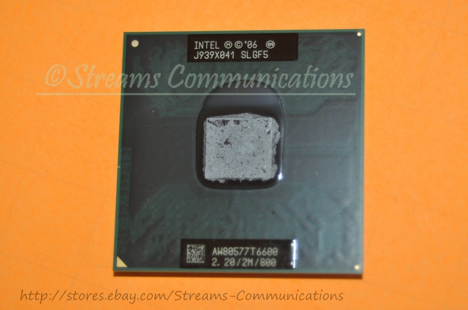 Intel Core 2 Duo T6600 2.2GHz Laptop Processor SLGF5 for HP G60-550CA ...
