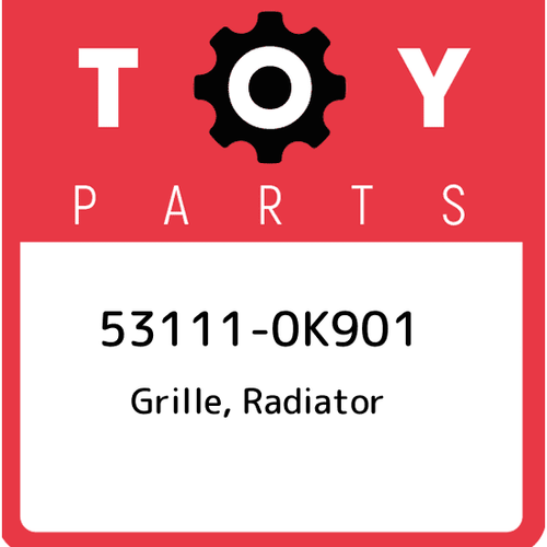 53111-0k901 Toyota Grille Radiator 531110K901 Genuine OEM Part for sale ...
