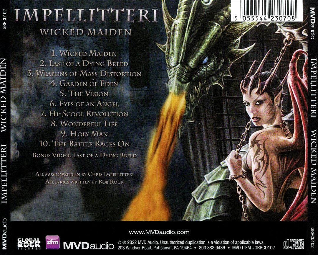 IMPELLITTERI WICKED MAIDEN NEW CD 5055544230708 | eBay