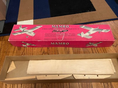 Sterling Models Mambo Rc Airplane Kit Vintage Box Only | eBay