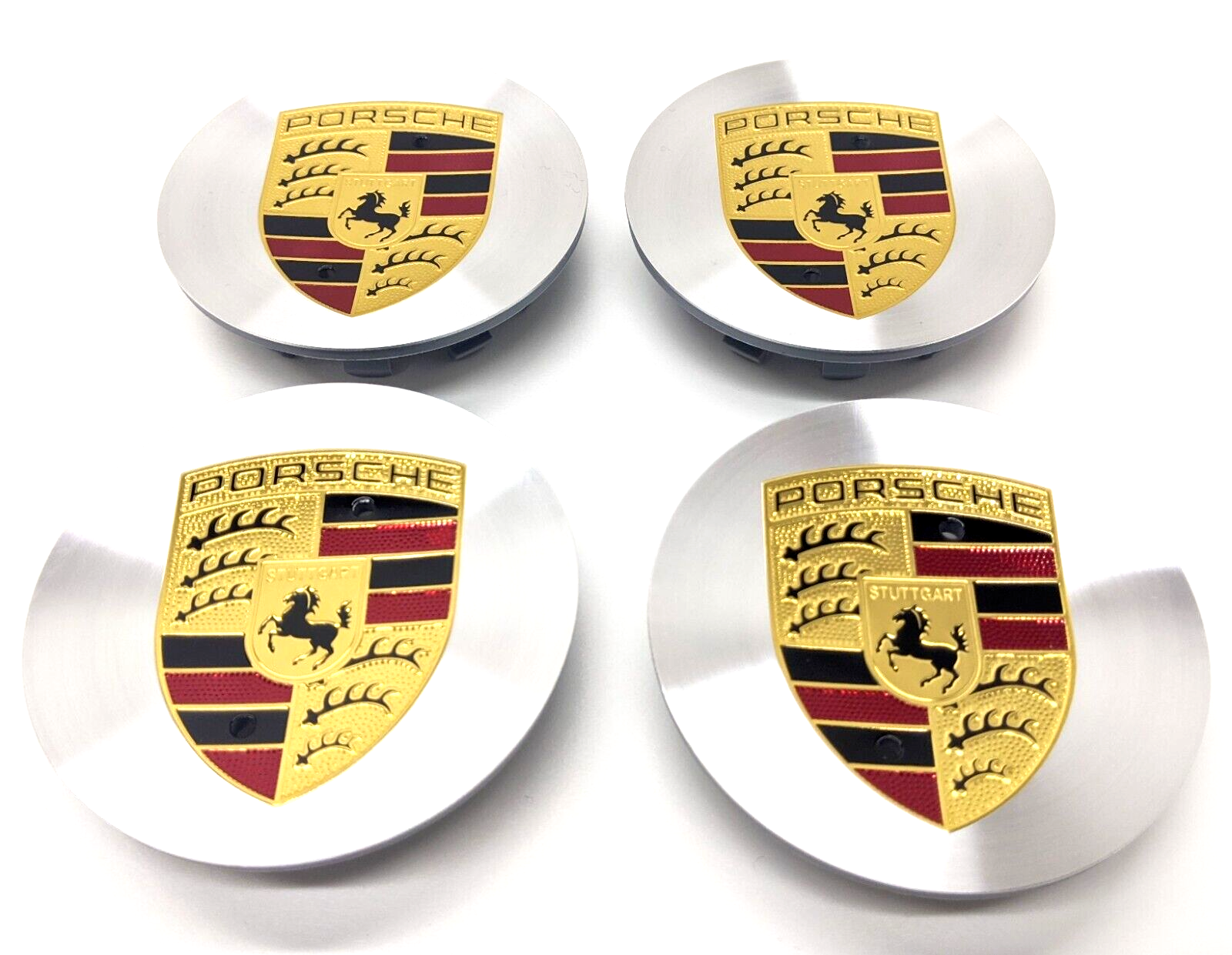 Genuine Porsche Cayenne Tequipment Set Wheel Trim Caps Aluminium ...