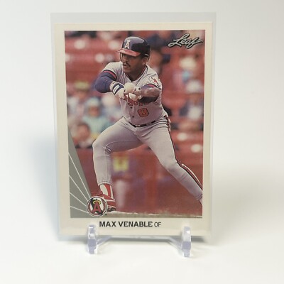 1990 Leaf Max Venable #459 | eBay