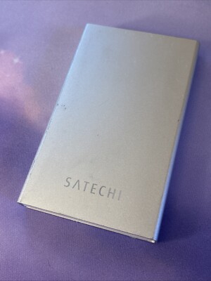 Satechi *Silver* Aluminum USB Type-C External HDD Hard Drive Disk ...