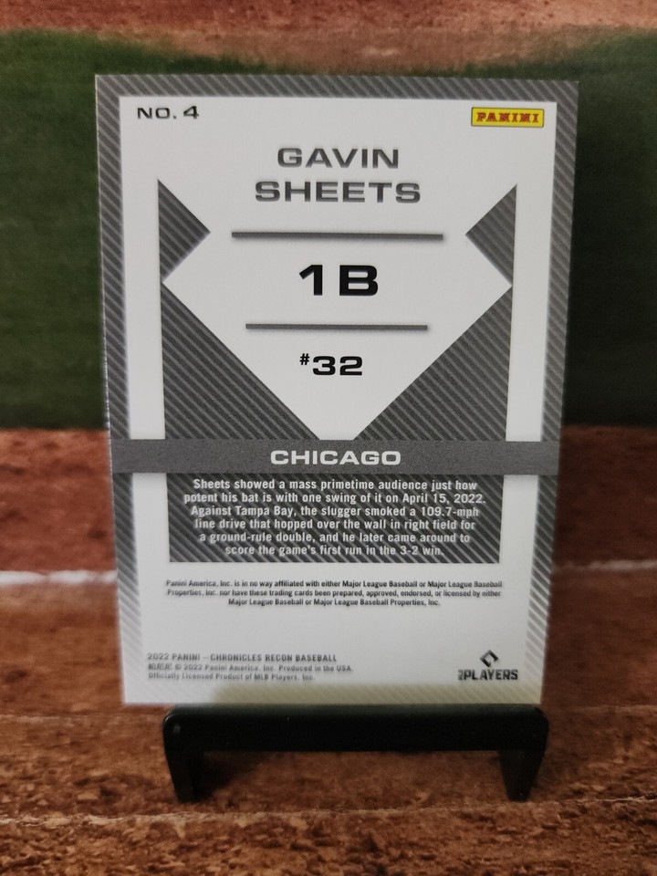 2022 Panini Chronicles - Recon #4 Gavin Sheets (RC) 🔥 SSP #'d /99 | eBay