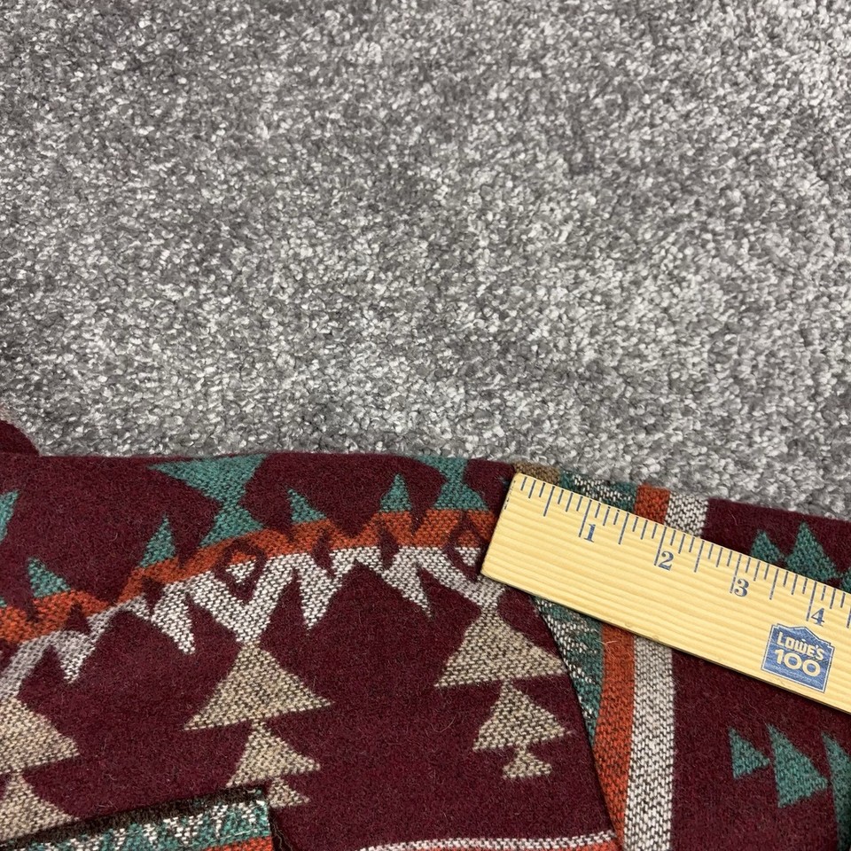 Aztec Southwestern Blanket Flannel Jacket Boho Shacket La Miel Women's ...