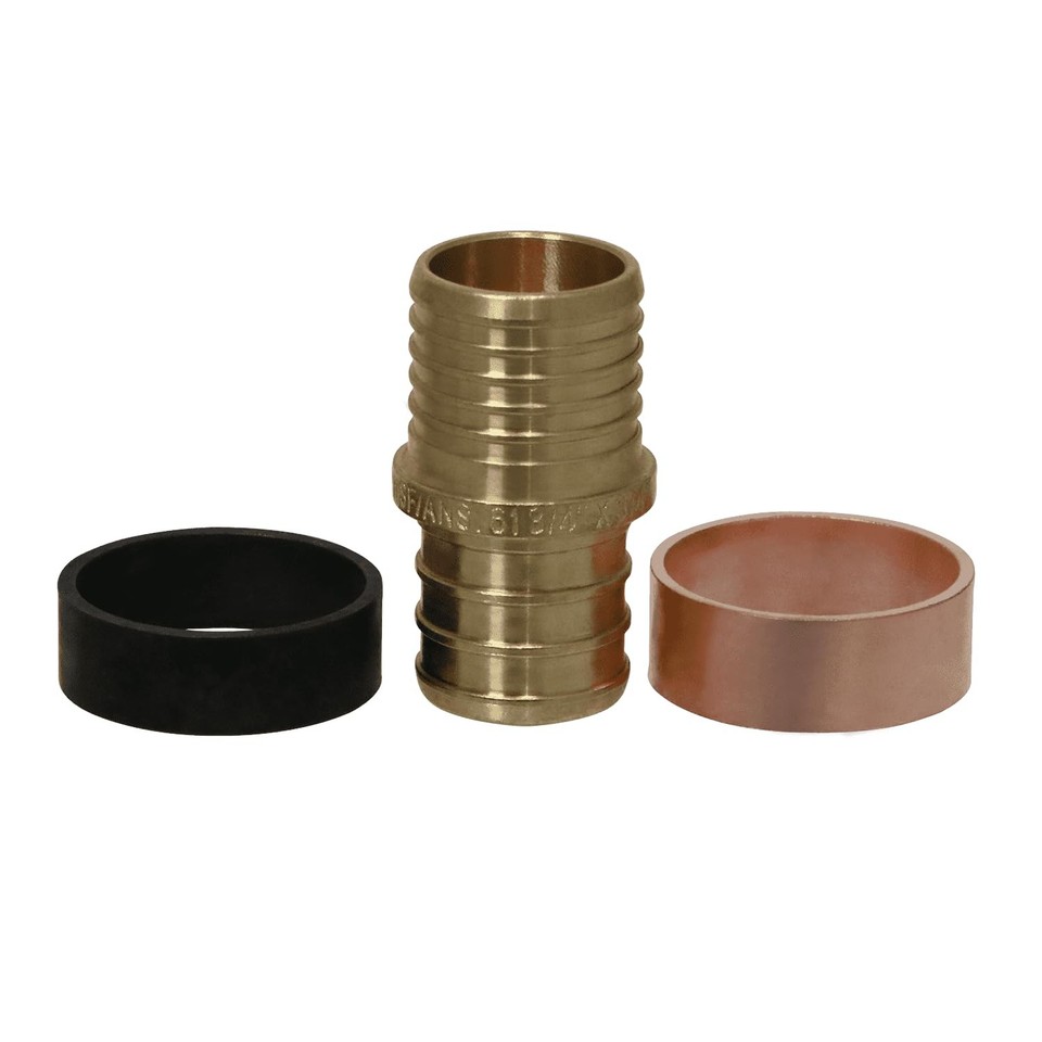 10 PCS 3/4 Pex X 3/4 PB Polybutylene Splicing Coupling Brass Repair Kit ...