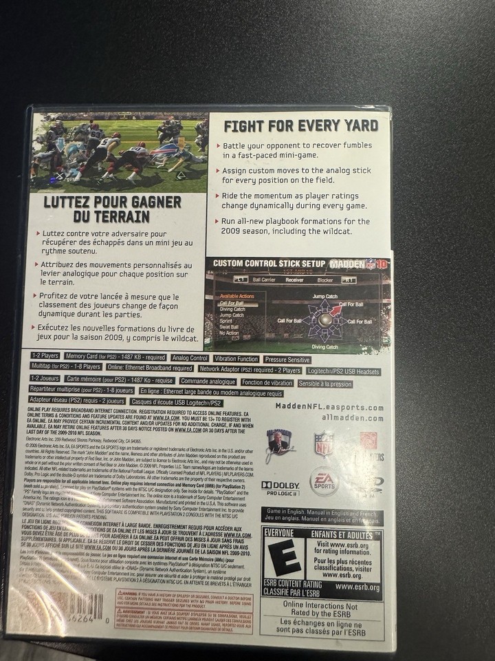 Madden NFL 10 (Sony PlayStation 2, 2009 PS2) | eBay UK