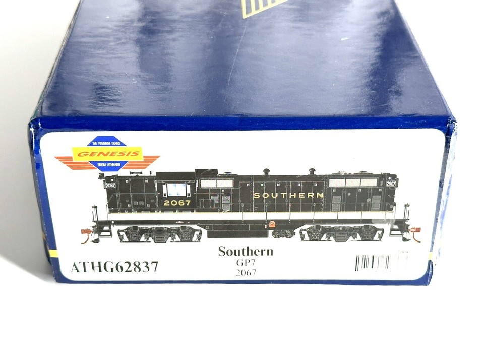 Athearn Genesis G62837 HO Scale GP7 Locomotive Southern 2067 DCC/Sound ...