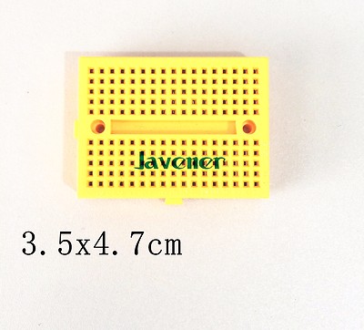 10PCS SYB-170 3.5x4.7cm Protoboard Brassboard Test PCB Yellow Mini ...