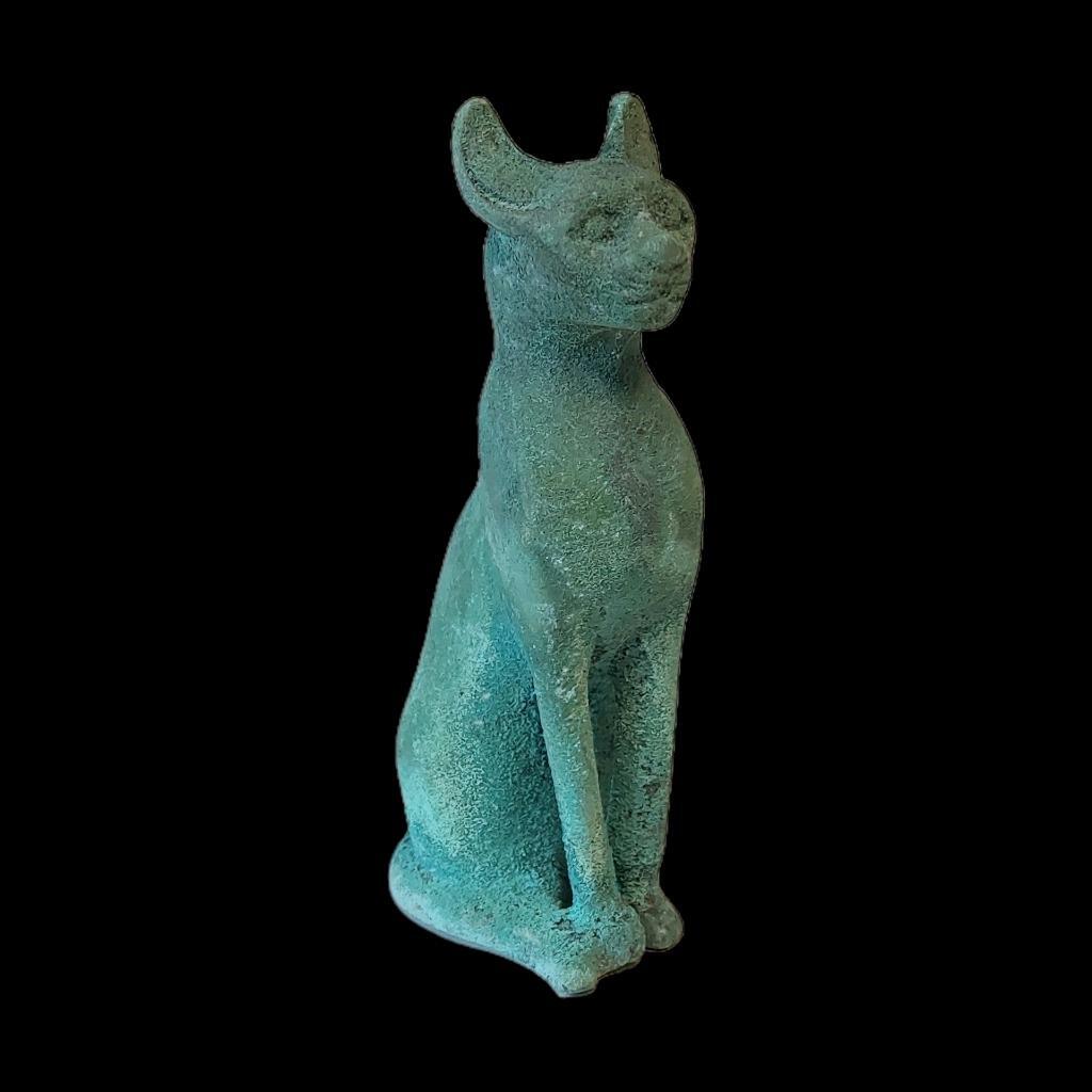 Rare Antique Egyptian Bronze Cat Statue~Ancient Egypt Goddess Bastet ...