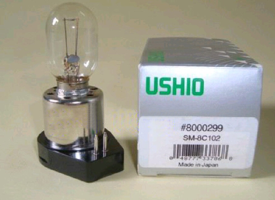 USHIO SM-8C102 6V30W lamp OLYMPUS LS-30 Microscope light halogen bulb ...