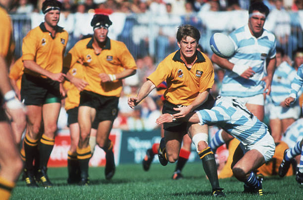 Australian Wallabies Rugby Union Great Tim Horan No 1 Old Photo | eBay