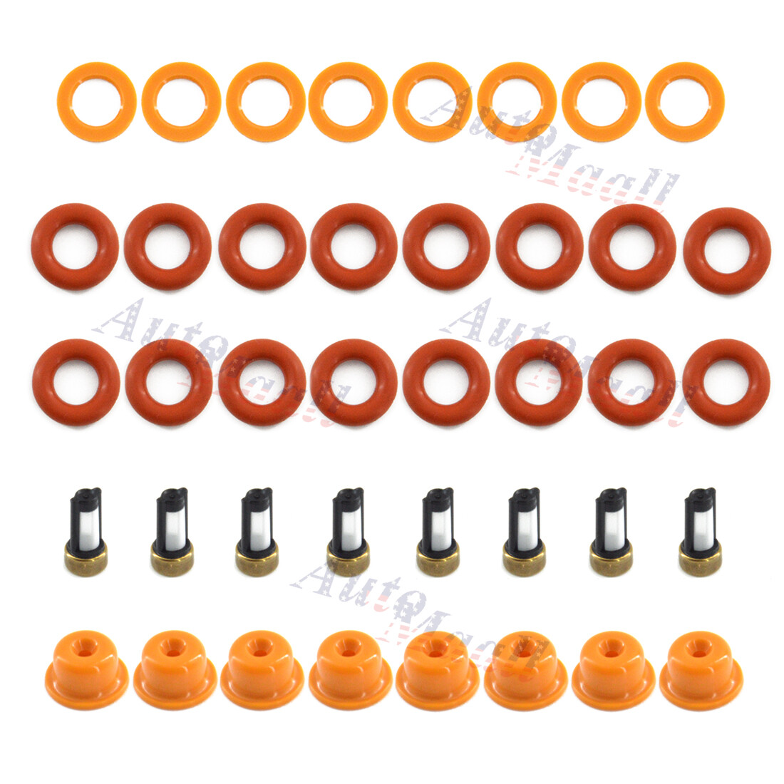 Fuel Injector Repair Kit O-Ring Filter for 0280150943 0280150556 ...