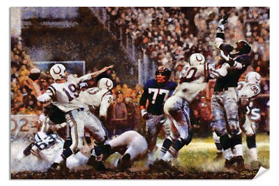 Johnny Unitas Baltimore Colts Quarterback Indianapolis Colts NFL ...