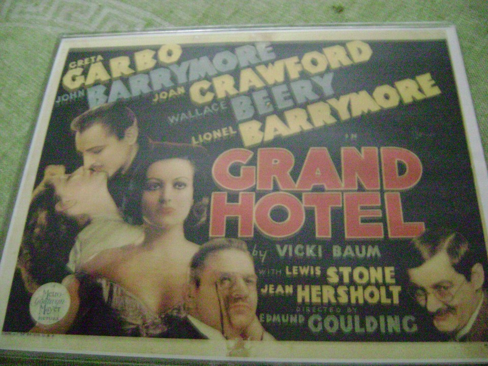 Lot of 3 Reproduction Movie Posters (Ghost Breakers, Grand Hotel & Gilded Lily) | eBay