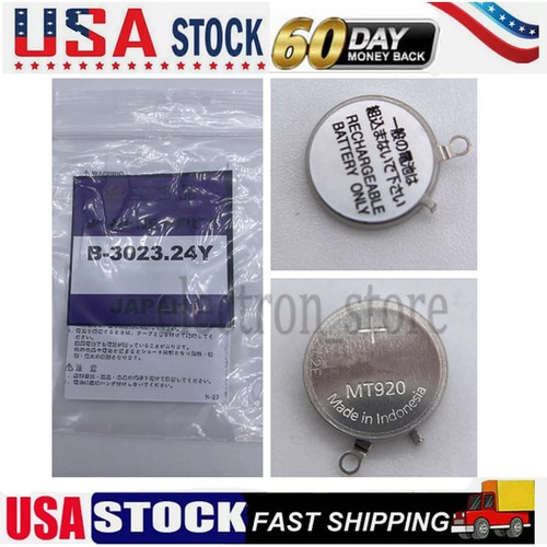 For Watch Capacitor 3023 34U SAME AS 3023 24Y Rechargeable Battery NEW ...