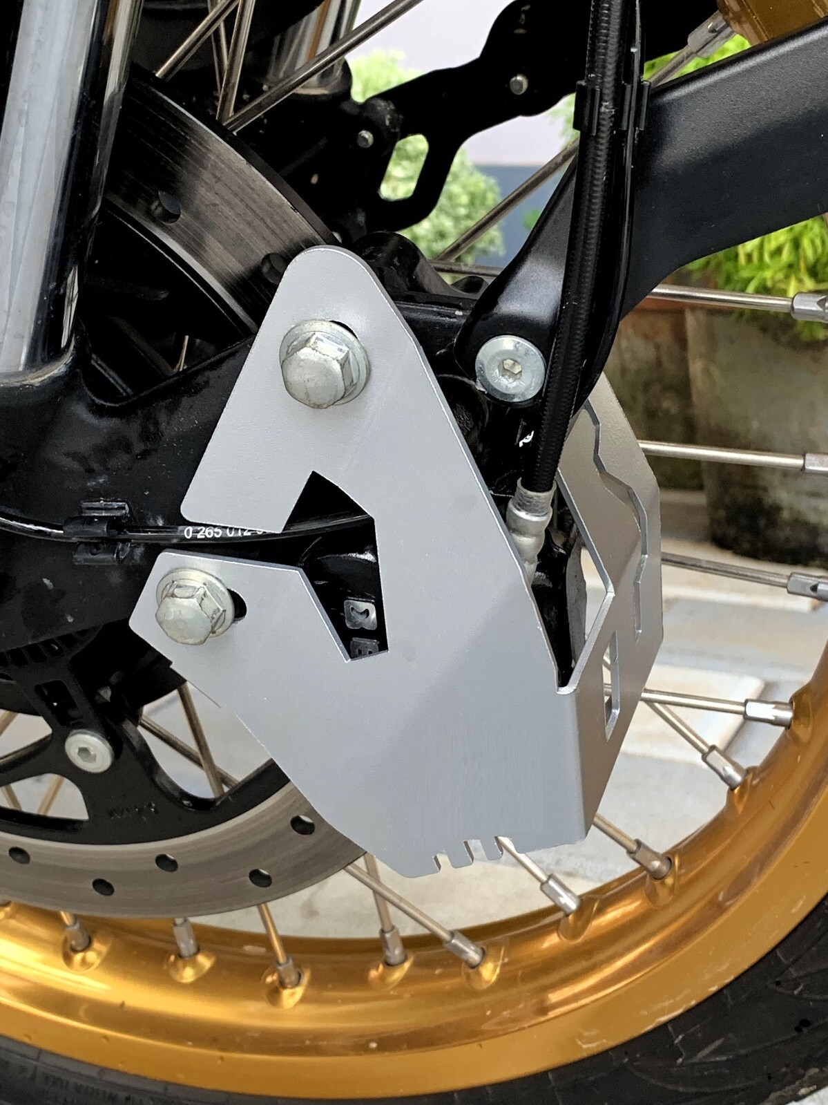 Front Disc Guard Fit for Royal Enfield NEW HIMALAYAN 450 | eBay
