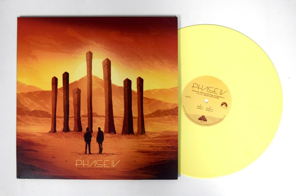 Brian Gascoigne PHASE IV 4 Movie Soundtrack OST LP Record WW008 YELLOW ...