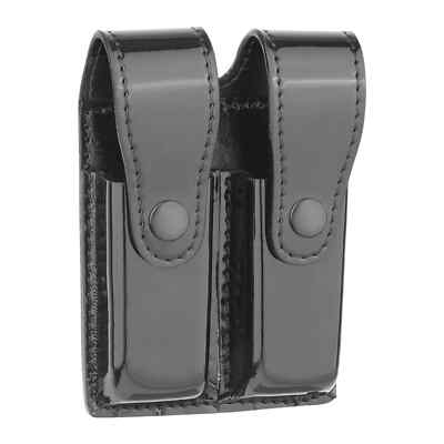 DUTYMAN 8531 DOUBLE MAG POUCH CLARINO BLACK SNAP Glock 17,19,22,23, Sig ...