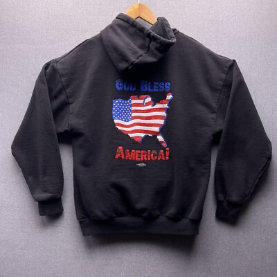 Vtg Union Line God Bless America Adult Large Local Work Wear Classic ...