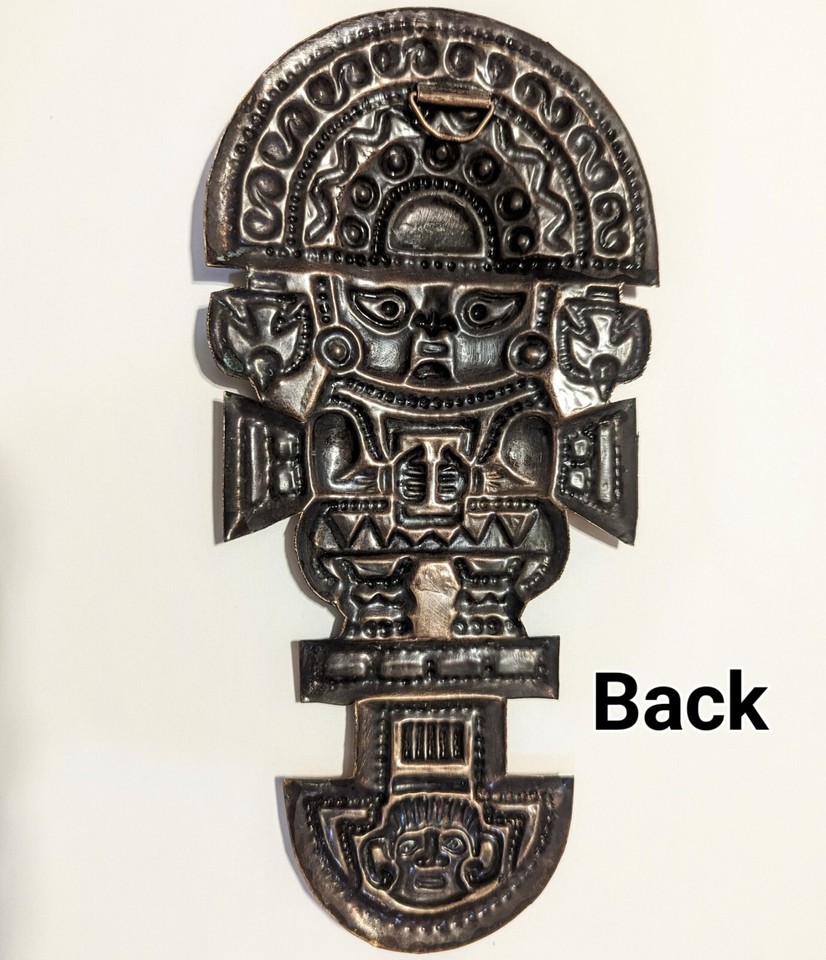 Copper Inca Totem Tumi Wall Decoration 8" | eBay UK