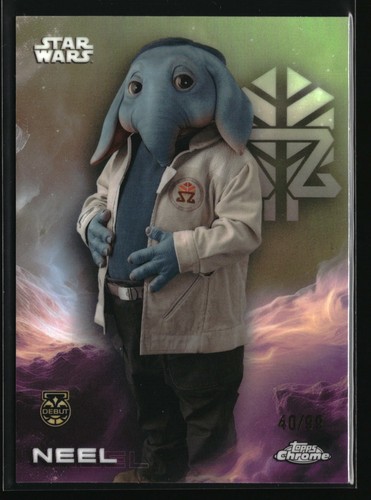 2025 Topps Chrome Star Wars Neel Kashyyyk Green /99 #137 | eBay
