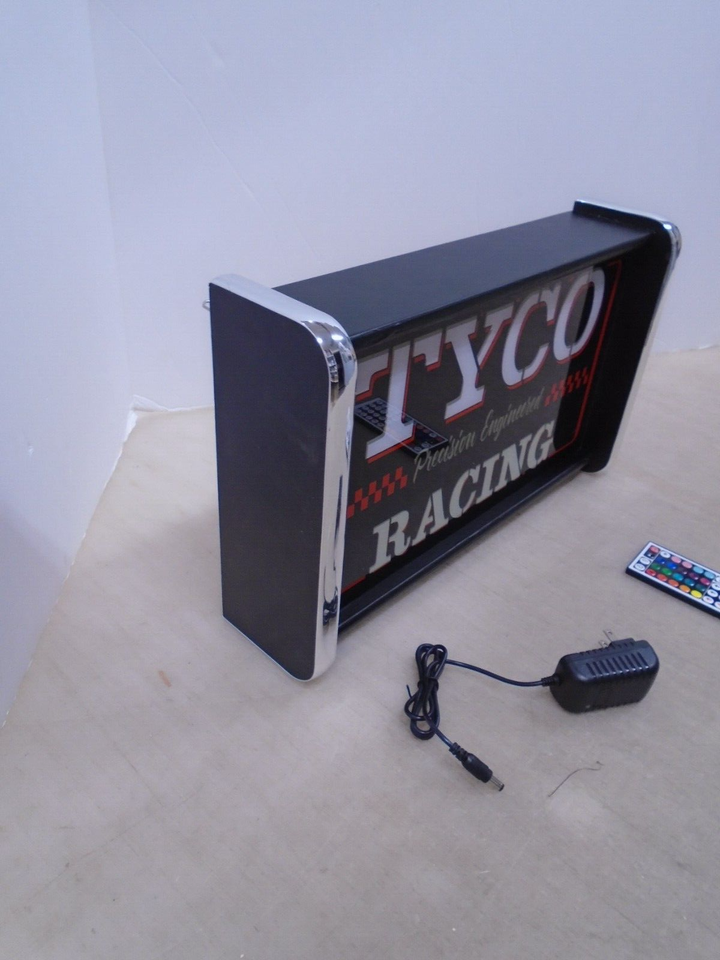 Tyco Precision Racing Slot car Store /Rec Room Light Up Display SIGN | eBay