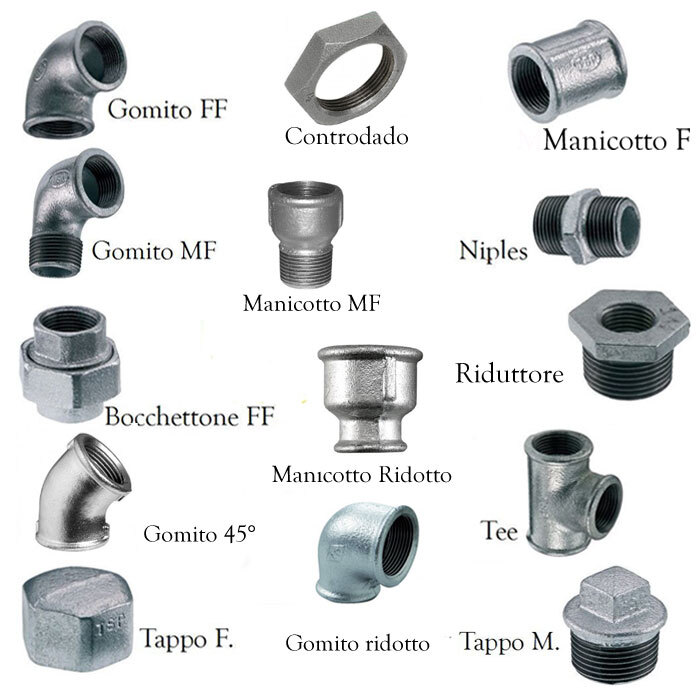 RACCORDERIA 1/2 RACCORDO RACCORDI IDRAULICI ACCIAIO INOX ACQUA/GAS RIDUTTORI | eBay