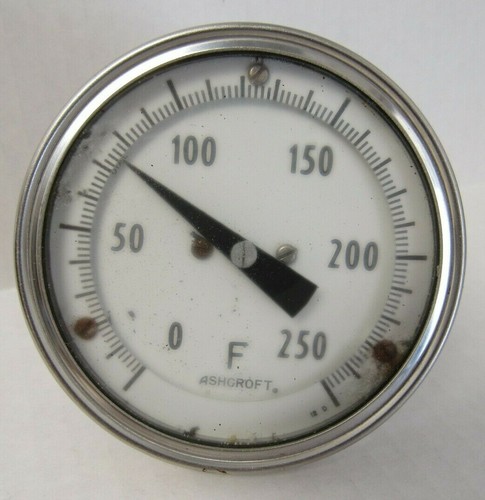 ASHCROFT 12 D 250 DEGREES TEMP. GAUGE | eBay