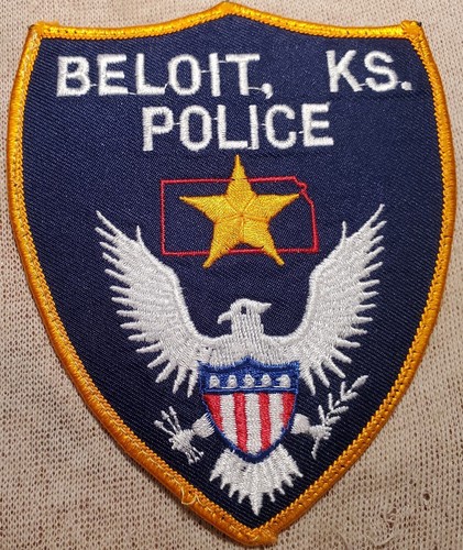 KS Beloit Kansas Police Shoulder Patch | eBay