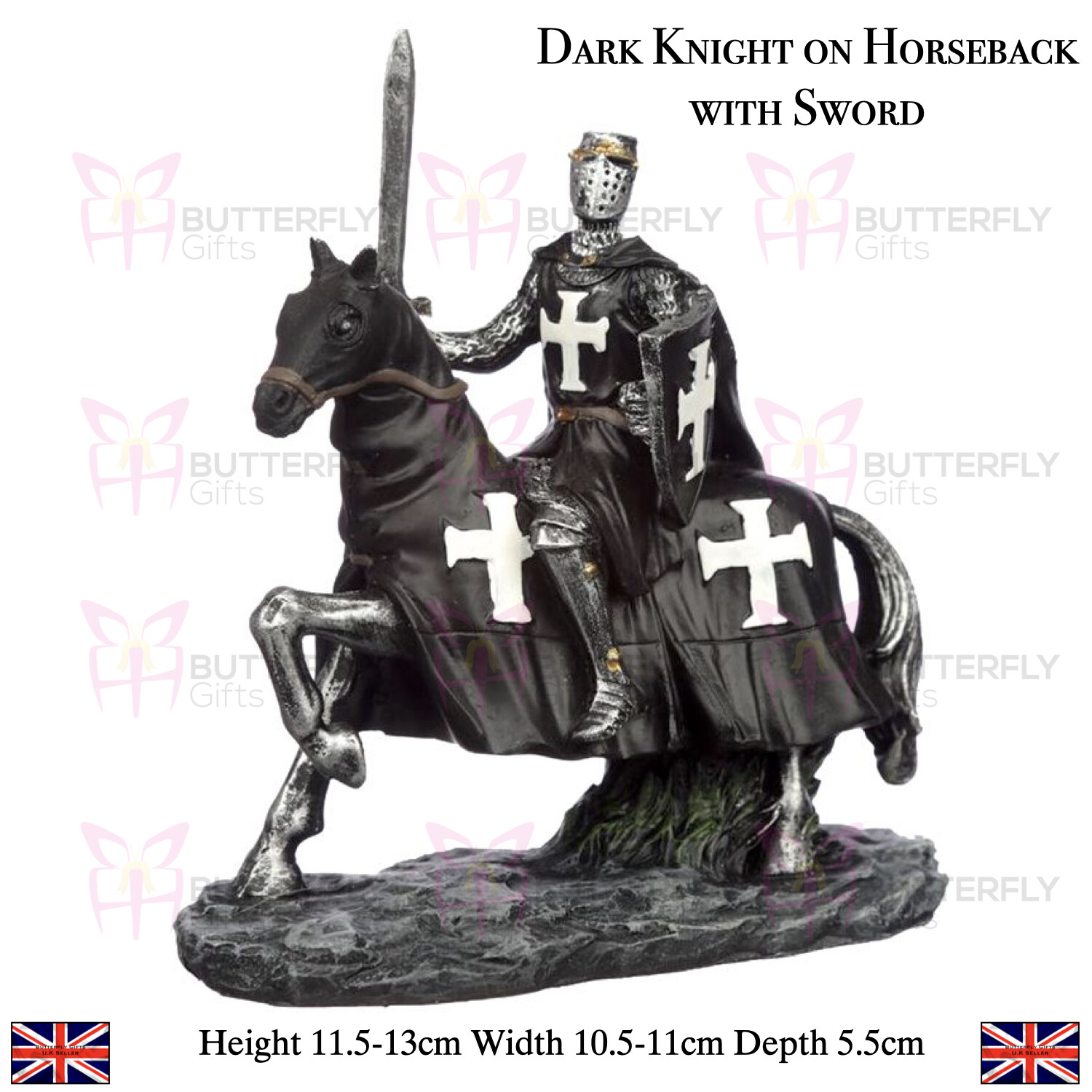 Knight Templar Crusader Figures Assorted Designs Battle Made From Resin ...