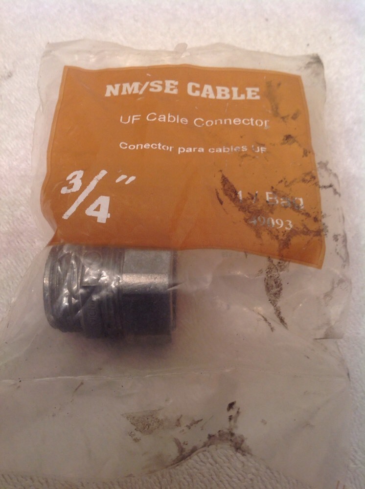New 3/4" UF Cable Connector Part #49093 | eBay